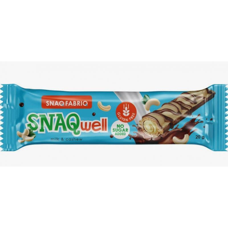 Snaq Fabriq Cashews Cream Wafer Bar 20Gm – HSquare Healthy Supermarket