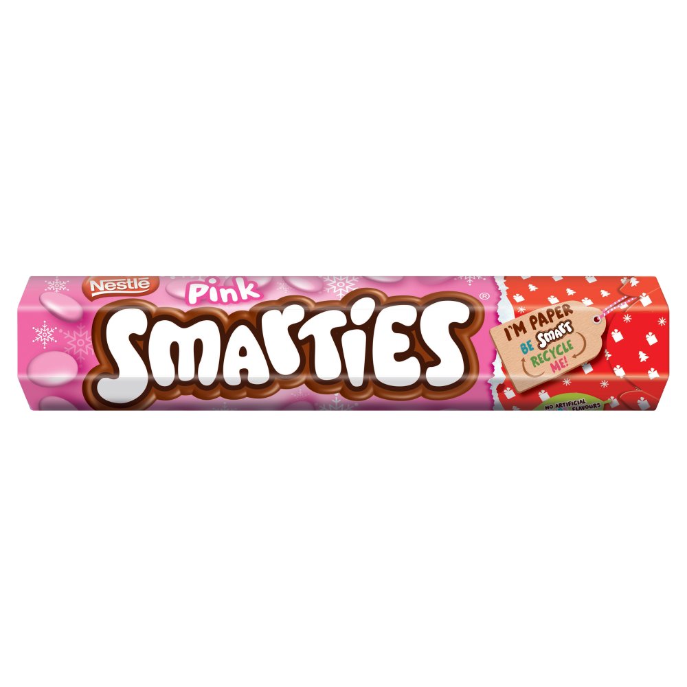 Nestle Smarties Pink Milk Chocolate Giant Tube Chocolate 120Gm ...