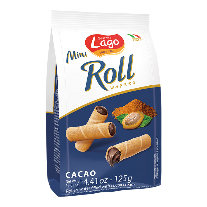 Lago Cacao Mini Roll Wafer 125Gm – HSquare Healthy Supermarket