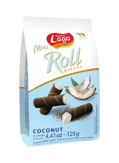 Lago Coconut Mini Roll Wafer 125Gm – HSquare Healthy Supermarket