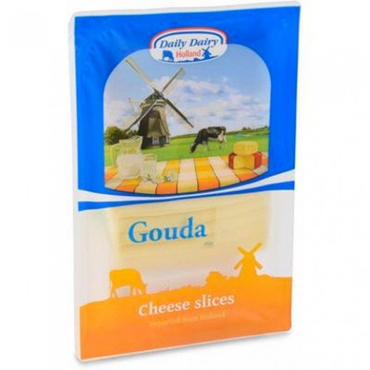 Daily Dairy Holland Gauda Slices Cheese 140Gm – HSquare Healthy Supermarket